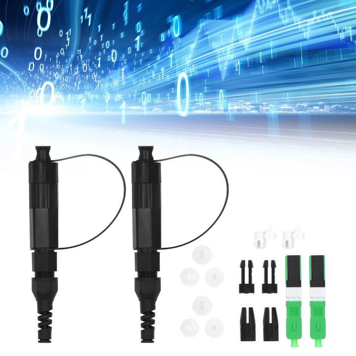 Fiber Optic Fast Connector Fiber Quick Connector 2 Set Fiber Optical ...