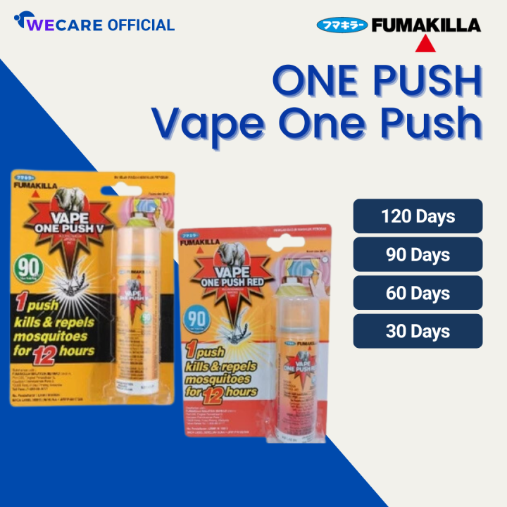 Fumakilla Vape One Push V / One Push Red Sakura (Twin/90/60/30 Days ...