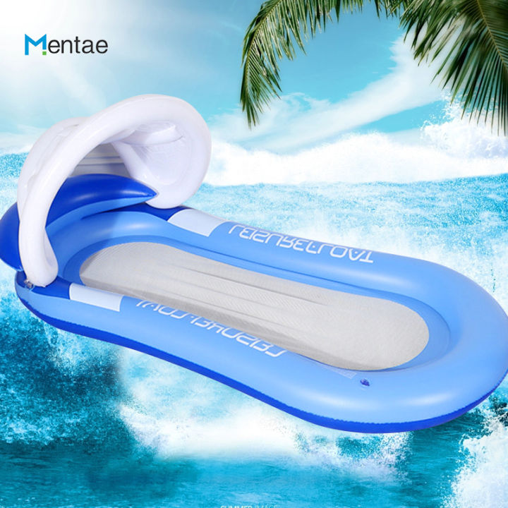 Inflatable water hammock 160×90CM summer water deck chair inflatable ...