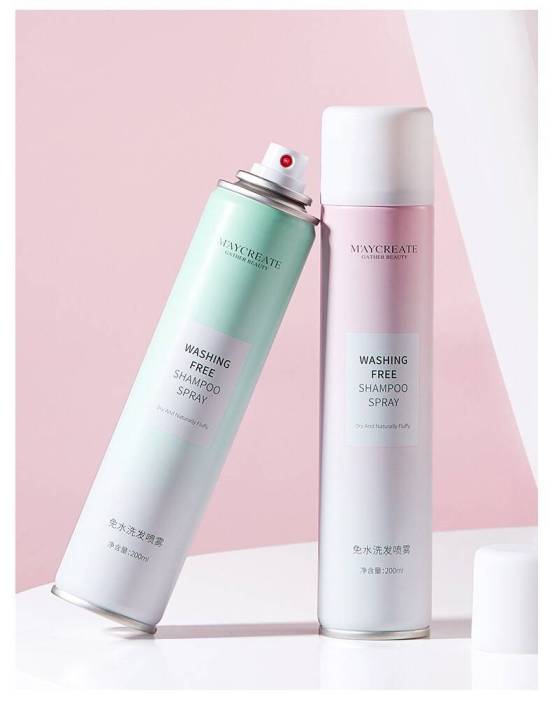 Maycreate Washing Free Shampoo Dry Instant Hair Spray Smooth Refreshing ...
