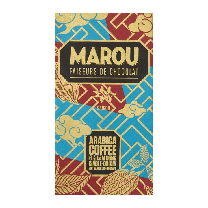MAROU - Arabica Coffee 64% Dark Chocolate Bar - Transparent Direct ...