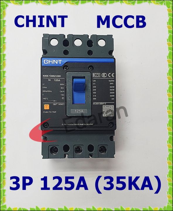 CHINT 3P 125A 35KA MCCB (NXM-160S) | Lazada
