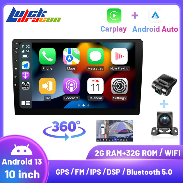 9Inch Carplay Android Auto 360 Panoramic WIFI GPS IPS Full Touch Screen Car Audio Car DVD Player ...