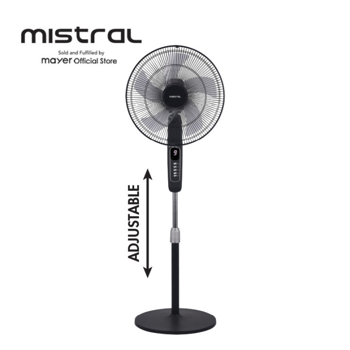 Mistral 16" DC Stand Fan with Remote MSF1666DR - Black | Lazada Singapore