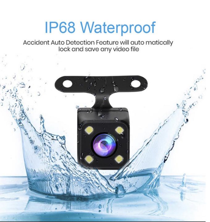 720p Hd Waterproof 5v Universal Car Rear View Camera Reverse Back Up ...