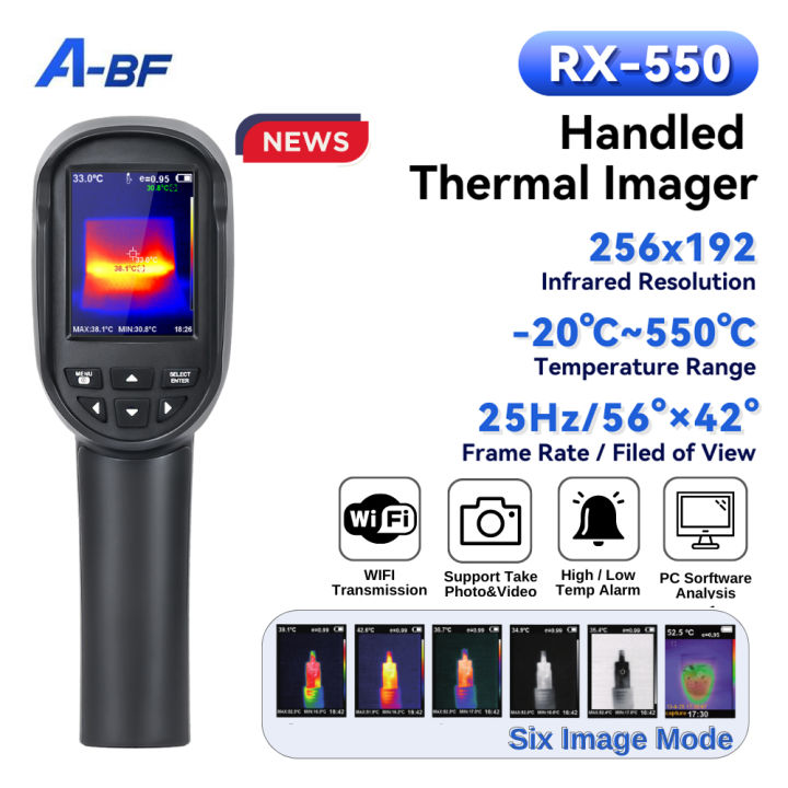 A-BF RX-500 Infrared Thermal Imager Handheld USB Thermal Imaging Camera ...
