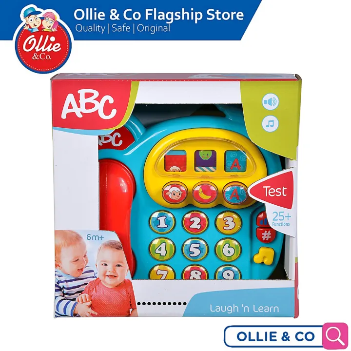 Starkids Laugh 'n Learn ABC Colorful Telephone Toy for Kids, Girls and ...