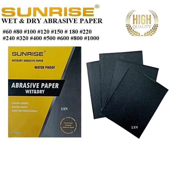 SUNRISE Waterproof Sand Paper (10pcs )liha | Lazada PH