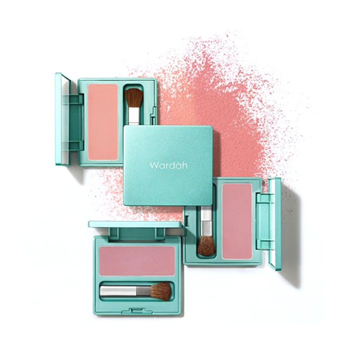 Wardah Exclusive Blush On 6.5 gr - 01 Rosy Pink - 02 Coral Peach ...
