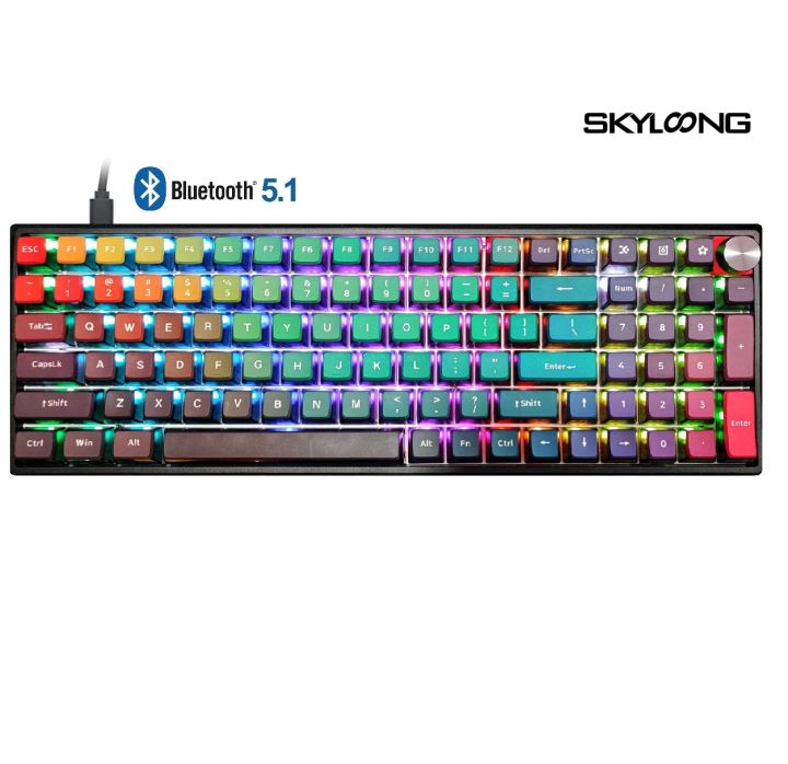 SKYLOONG GK96K LITE GASKET/KNOB/Layout 96คีย์/TRIPPLE Mode - FREE ...