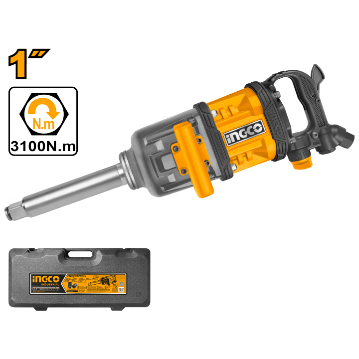 Ingco Pneumatic Air Impact Wrench for Tire & Lug Nuts 1" AIW11222 (FOR ...