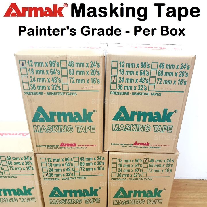 Armak Masking Tape Per BOX Painter's Grade Masking Tape Armak Green ... Armak Masking Tape Per BOX Painter's Grade Masking Tape Armak Green ...