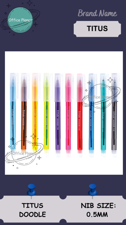 Titus Doodle Fine Ballpen 0.5mm | Lazada PH