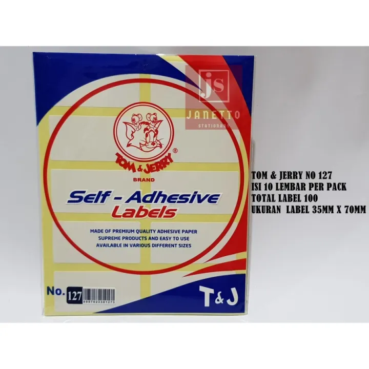 stiker Tom and Jerry Label No. 127 | Lazada Indonesia