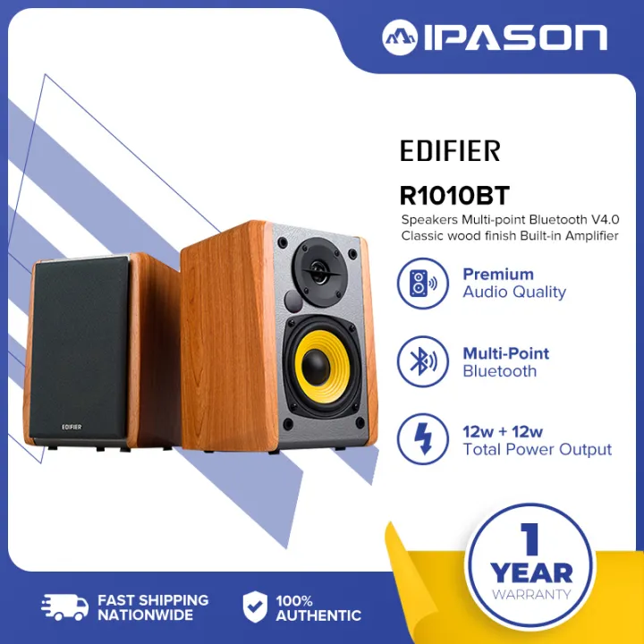 Edifier R1010BT Speakers Multi-point Bluetooth V4.0 Classic wood finish ...