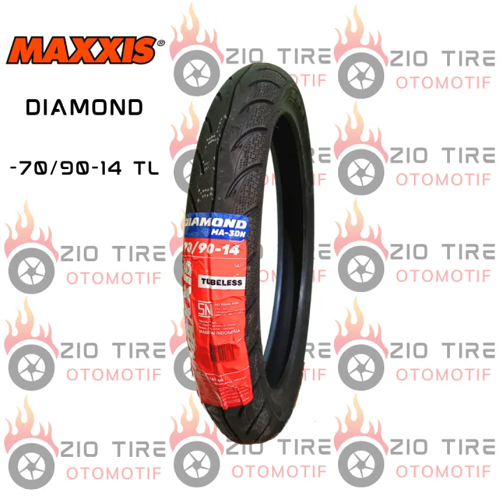 BAN TUBLES MAXXIS DIAMOND MA-3DN 70/90-14 | Lazada Indonesia