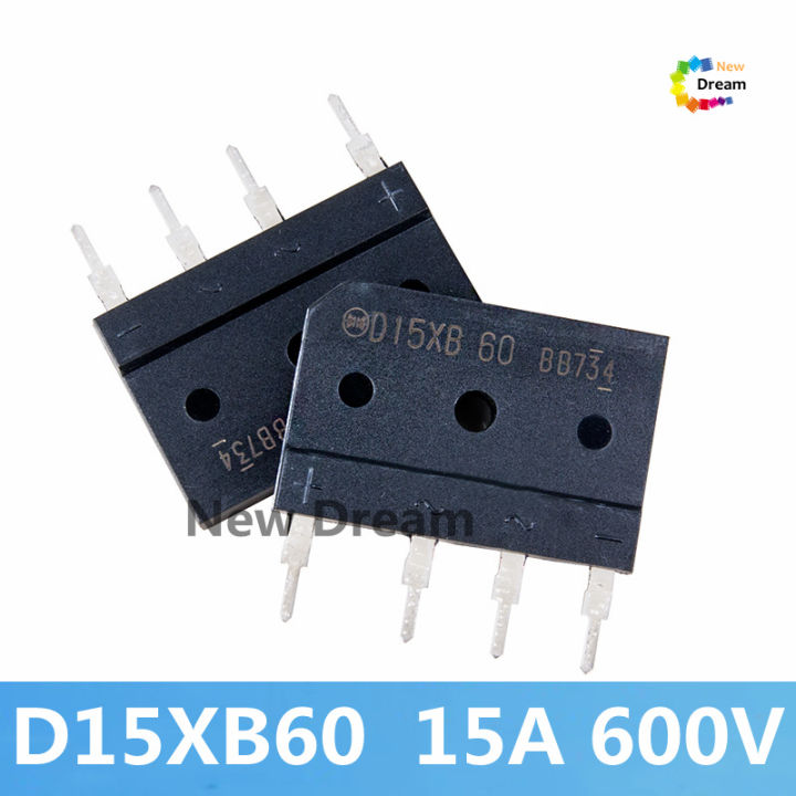 New original 5pcs D15XB60 diode bridge rectifier 15A 600V ZIP-4 D15XB ...