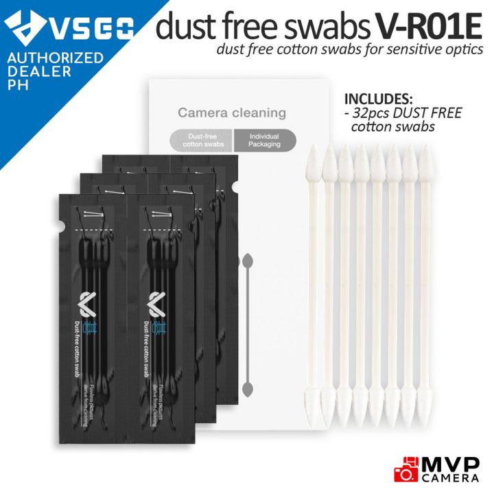 VSGO Dust Free Cotton Swabs for Camera and Sensor Cleaning V-R01E MVP CAMERA | Lazada PH