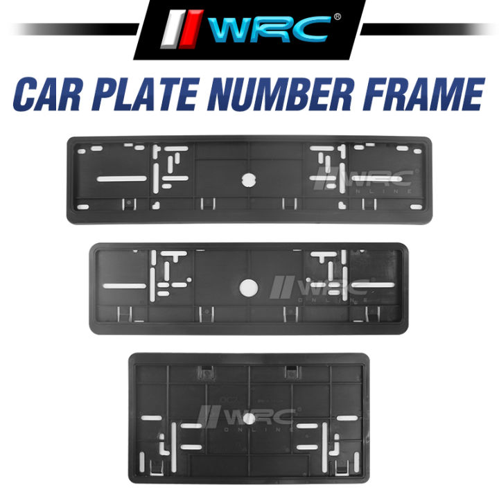 Car Number Plate Frame ( Black ) ( 1pc ) | Lazada