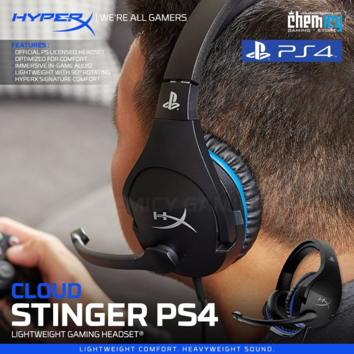 HyperX Cloud Stinger PS4 Gaming Headset | Lazada Indonesia