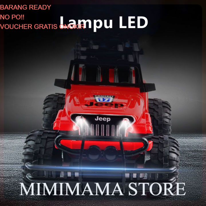 MIMIMA Remote Control Jeep Rc Off-road Rock Crawler 1:16 Truck Dengan ...