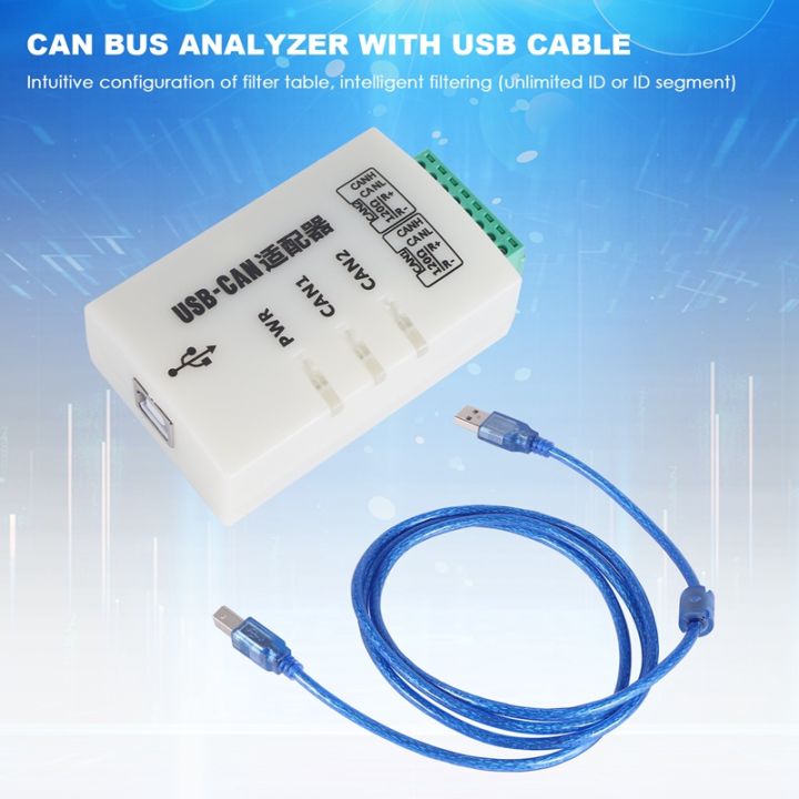 (TFKD) CAN Bus Analyzer CANOpenJ1939 USBCAN-2A USB to CAN Adapter Dual Path Compatible ZLG ...