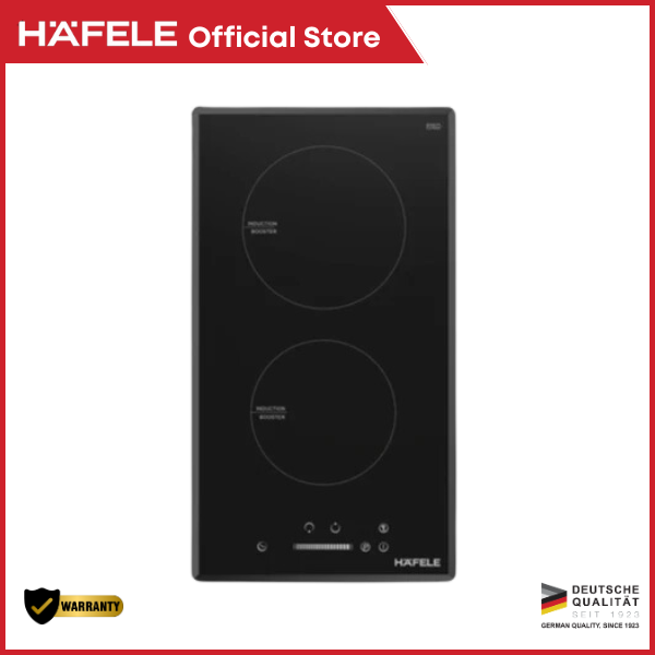 Hafele Elbe 480 | Induction Hob 2 Zone,Ceramic Glass Top Black 300mm ...