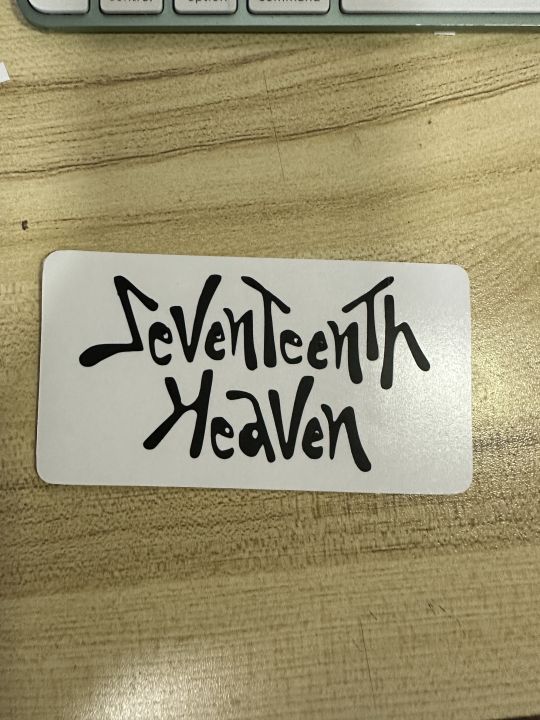 Seventeen Vinyl Decal Black | Seventeeth Heaven | SVT Logo | Lazada PH