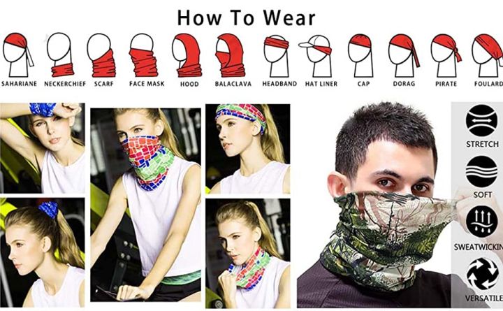 Random Camouflage Tube Mask, Scarf, Head, Neck, Wrist Band | Lazada PH