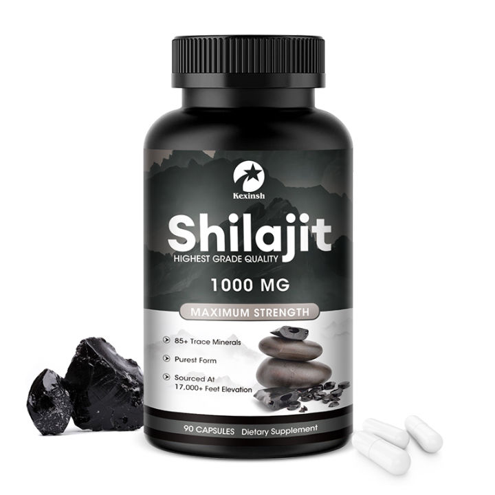 Kexinsh Shilajit Capsules Pure Original 1000mg Maximum Strength Improve ...