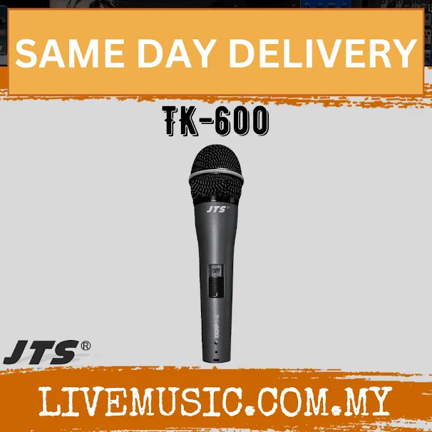 JTS TK-600 Cardioid Dynamic Microphone Without Cable ( TK 600 / TK600 ) | Lazada