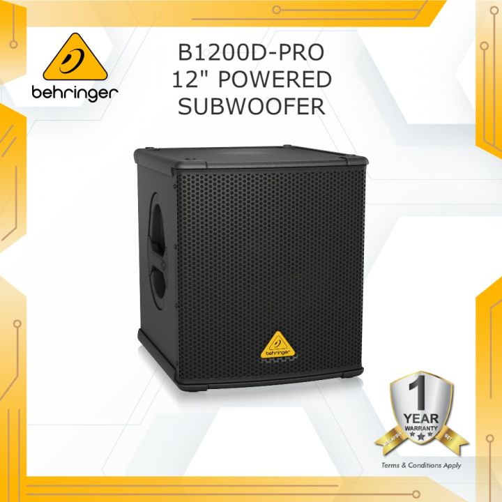 [100% AUTHENTIC] BEHRINGER B1200D-PRO High-Performance Active 500 Watt ...