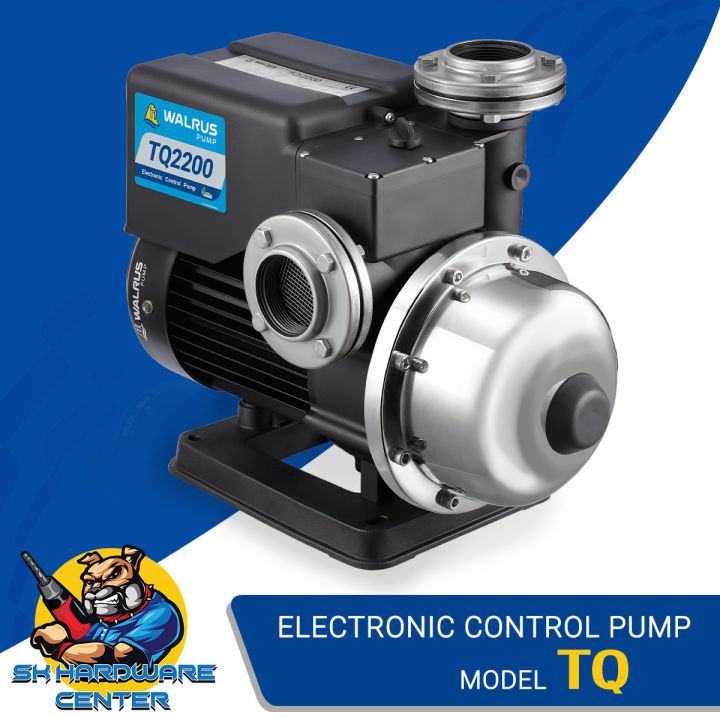 ปั้มน้ำออโต้ AUTOMATIC PUMP แรงดันสูงน้ำเยอะ ขนาด 2นิ้ว มีกำลัง 1500w , 2200w ให้เลือก WALRUS ...