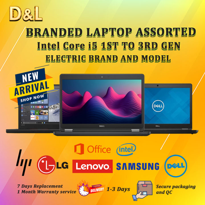 Assorted Branded Laptop i5 1st gen to 3rd gen 4gb ram ( upgradable ...