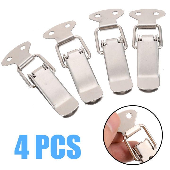 BOKALI 4pcs New Stainless Steel Snap Bag Cabinet Closure Lock Tie ...