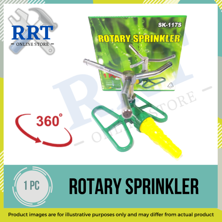 Rotary Water Sprinkler Grass / Garden Shower Rotating Water Irrigation ...