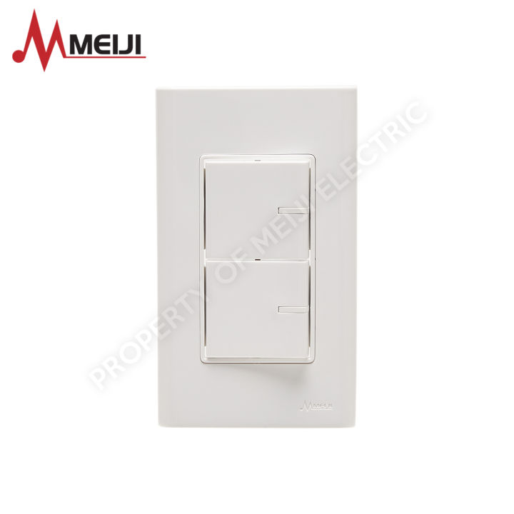 Switch - Two Gang, Three Way Switch Meiji Classic [15A, 300V] MCS-0222 ...