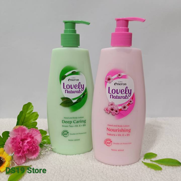 Emeron Lovely Hand body lotion Naturals 400ml | Lazada Indonesia