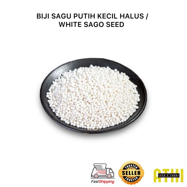 BIJI Sago Putih kecil halus / white sago seeds 250g/ 500g / 1 kg | Lazada
