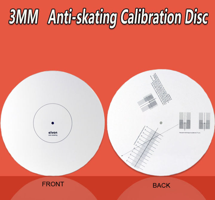 《READY STOCK》LP Vinyl Record Turntable Anti-skating Calibration Disc ...