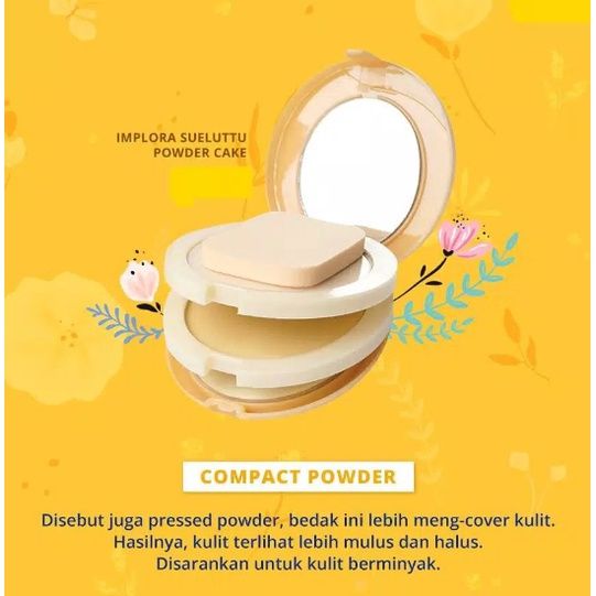 Implora Bedak 3IN1 Compact Powder / Bedak Foundation | Lazada Indonesia