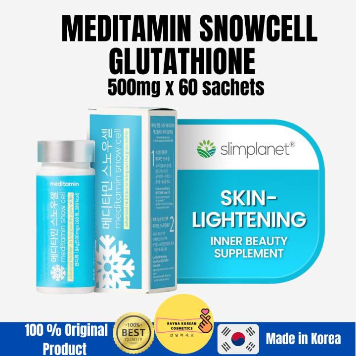 Meditamin Snowcell Glutathione, Collagen, Vitamin C - Whitening, Anti ...