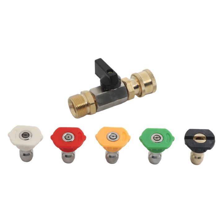 【GATH】 Quick Connect Ball Valve Adapter M22 14MM for Pressure Washer ...