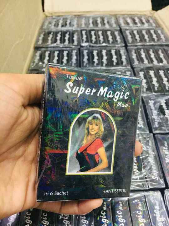 SALE SALE Original Super Magic Man Tissue for Delay Ejaculation for Men ...