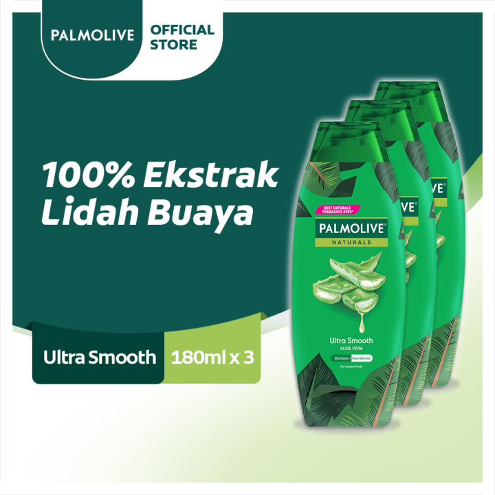 Palmolive Naturals Ultra Smooth Shampo & Conditioner 180 ml x 3 ...