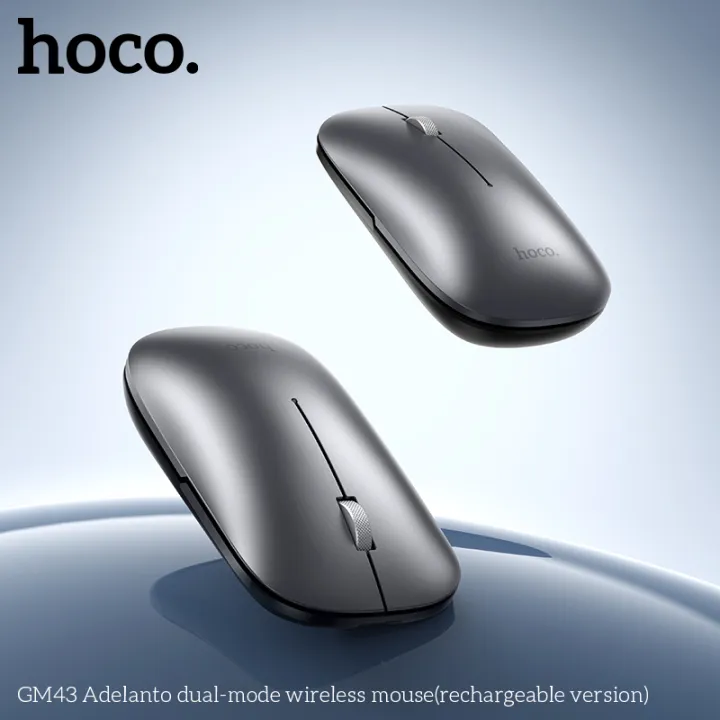 Hoco GM43 Rechargeable Wireless Mouse Bluetooth 2.4G Wireless Bluetooth ...