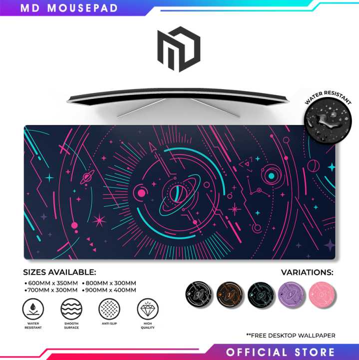 MD Mousepad | Lost Space | Extended Mousepad | Large Gaming Mousepad ...