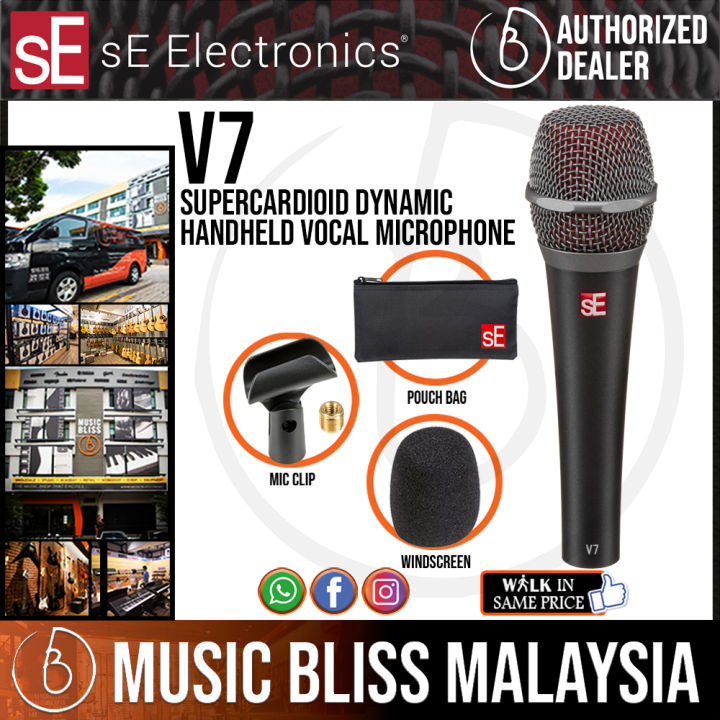 SE Electronics V7 Supercardioid Dynamic Handheld Vocal Microphone | Lazada