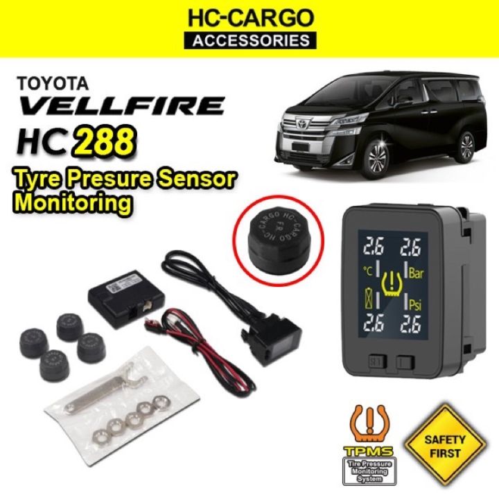 Toyota Alphard Vellfire Tire Pressure Monitoring System TPMS With Sirim ...