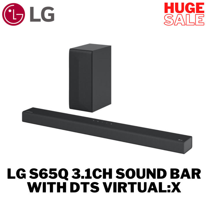 LG S65Q 3.1ch Sound Bar with DTS Virtual:X | Lazada PH